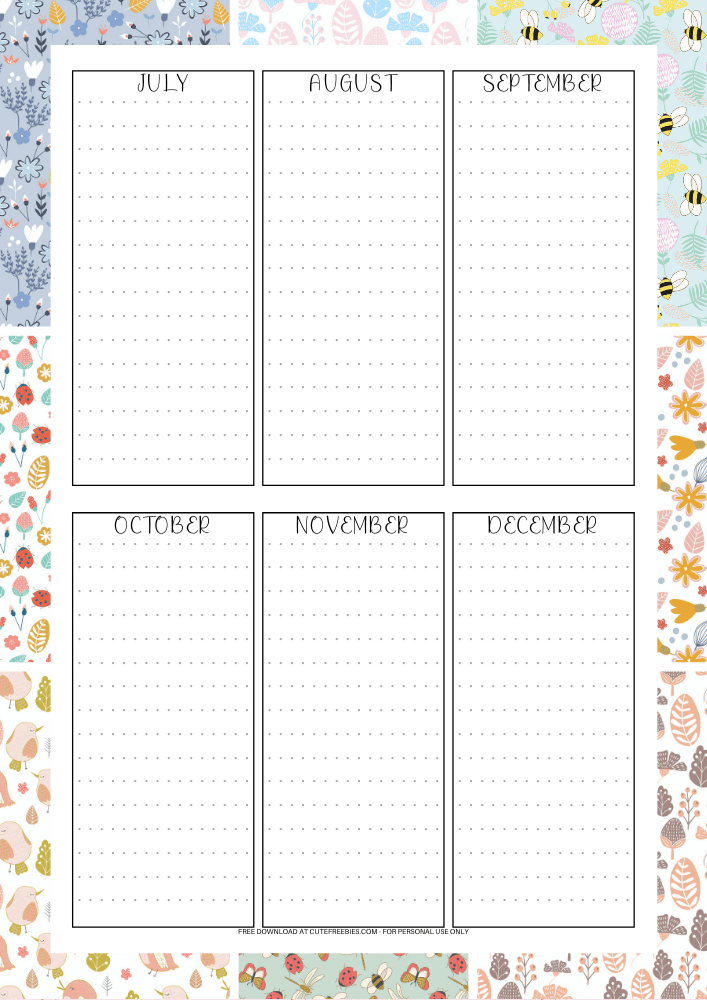 2023 Free Printable Monthly Budget Planner - Cute Freebies For You