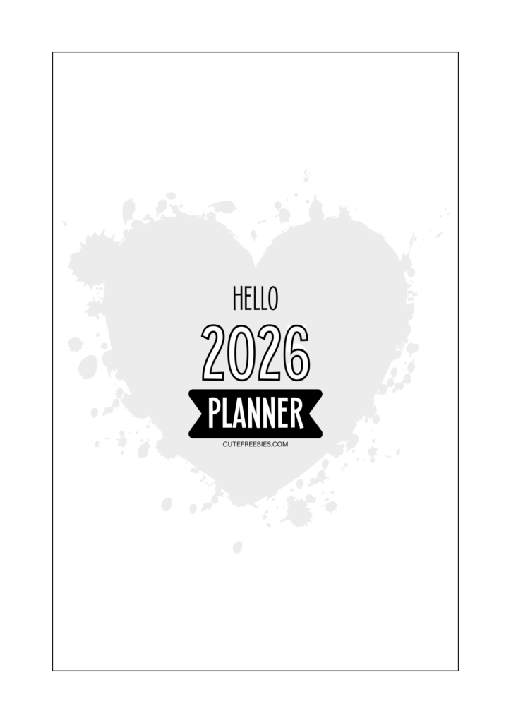 2026 Goals Planner Printable Editable Template – Free Download - Cute ...