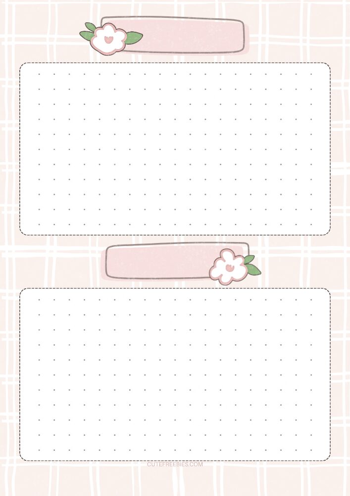 Free Printable Cute February Bullet Journal Template PDF - Cute ...