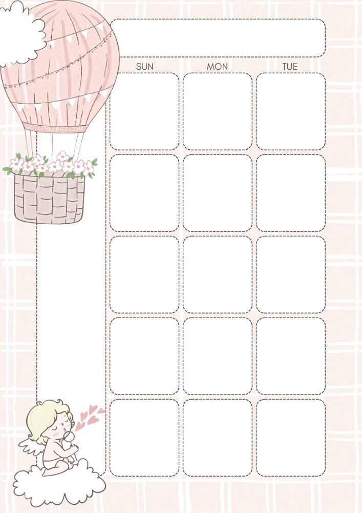 Free Printable Cute February Bullet Journal Template PDF - Cute ...