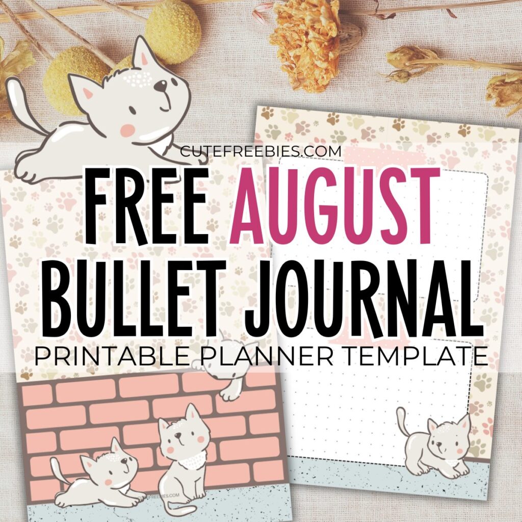 Free Digital Monthly + Weekly Planner Template Free - Cute Freebies For You