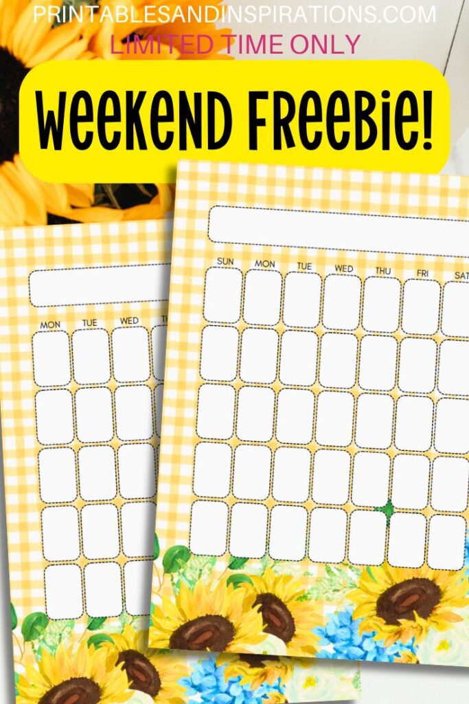 2025 Calendar - Cute Freebies For You